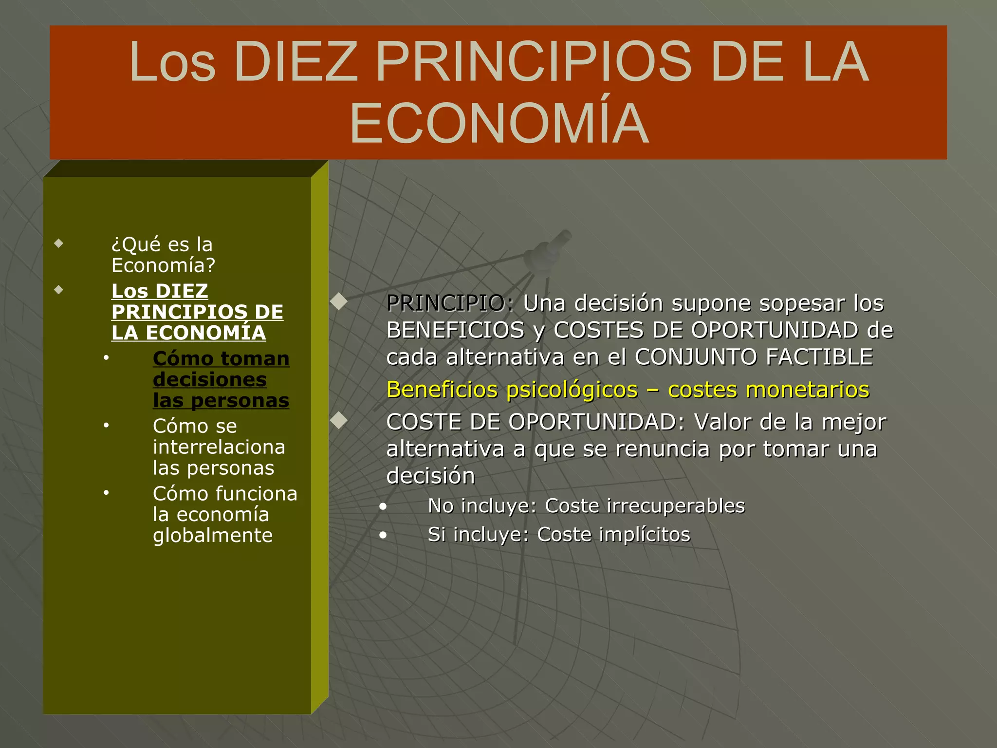 Los diez principios de la economía | PPT
