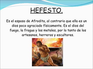 Los dioses del olimpo | PPT
