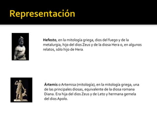 Los dioses del olimpo | PPTX