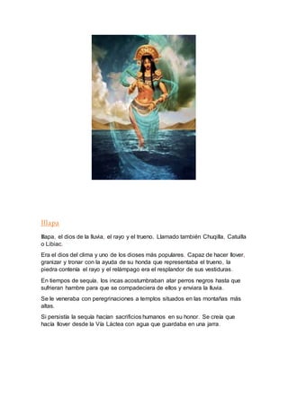 Los dioses de los incas | DOCX