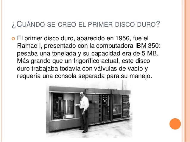 Los discos duros y su evolución