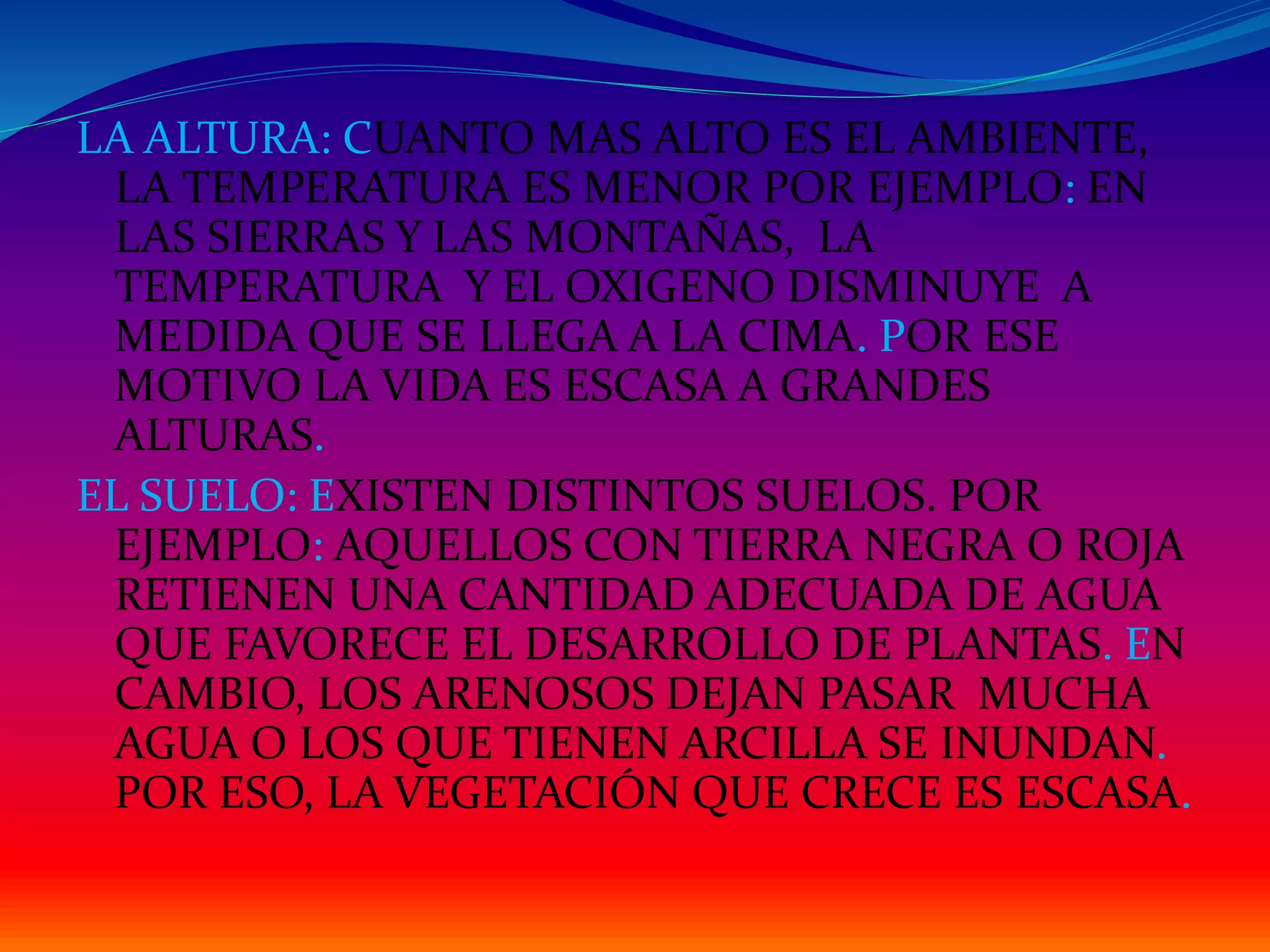 Los distintos tipos de ambientes Albert | PPT