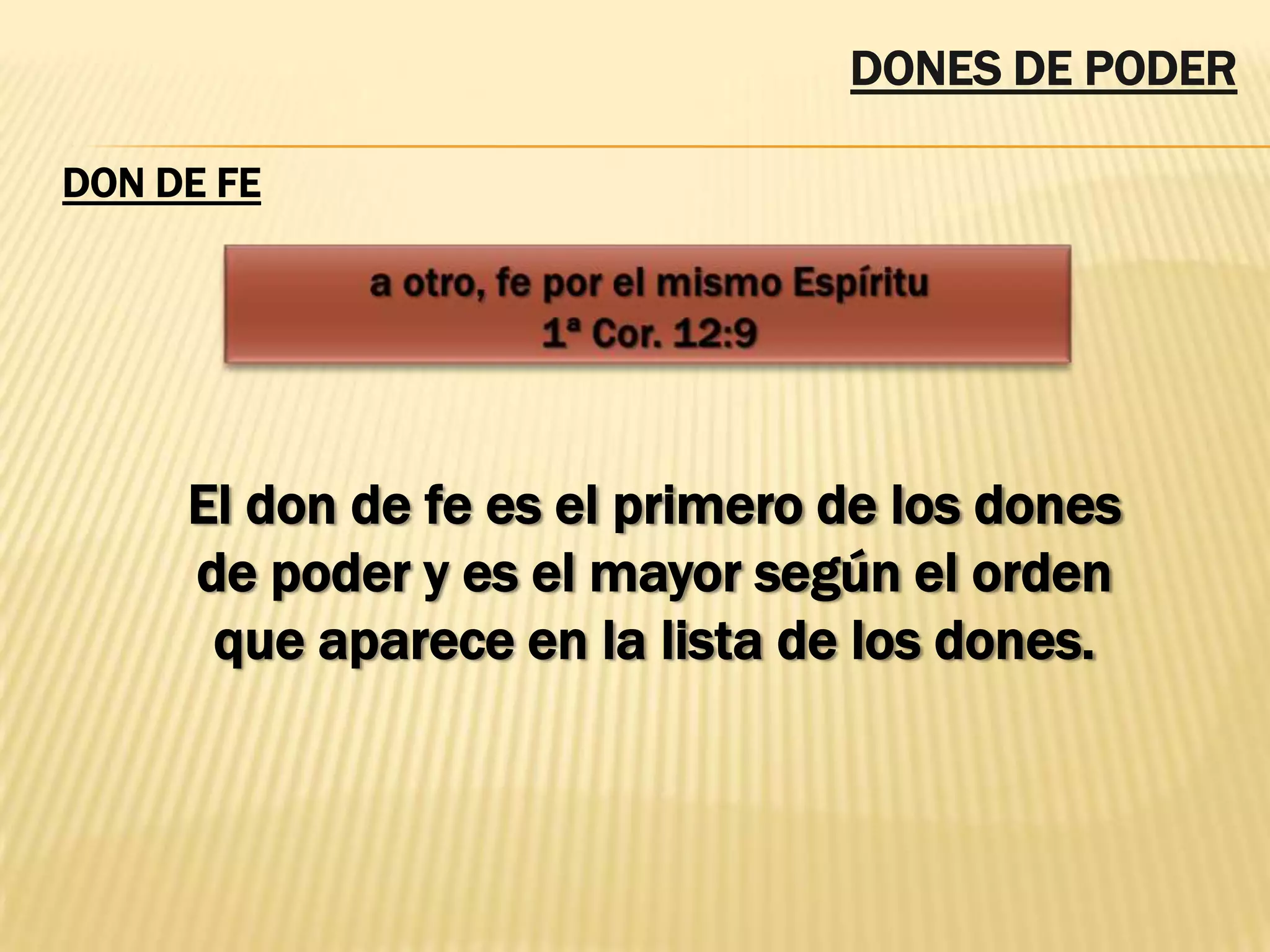 Los Dones del Espiritu Santo | PPTX