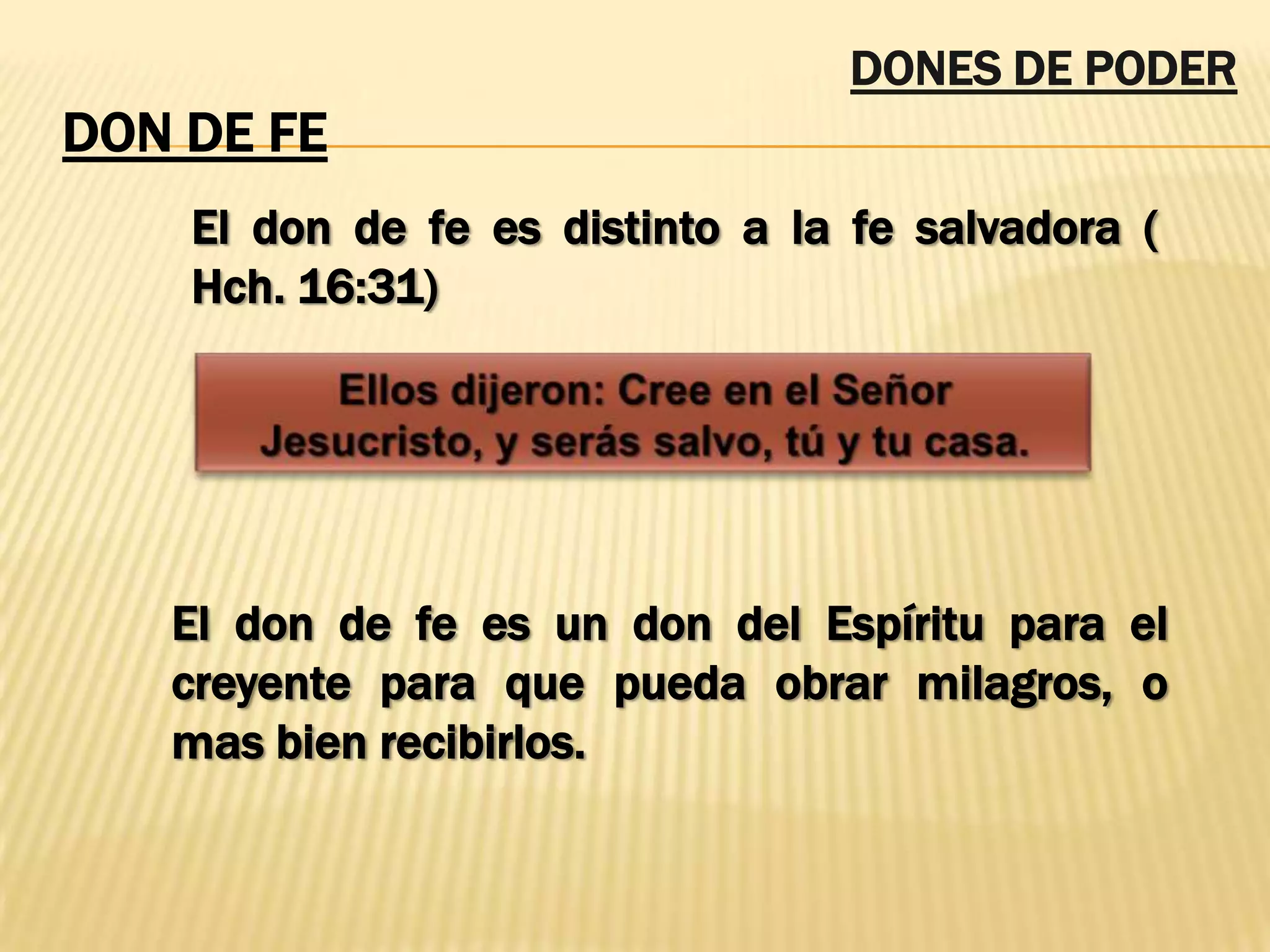Los Dones del Espiritu Santo | PPTX
