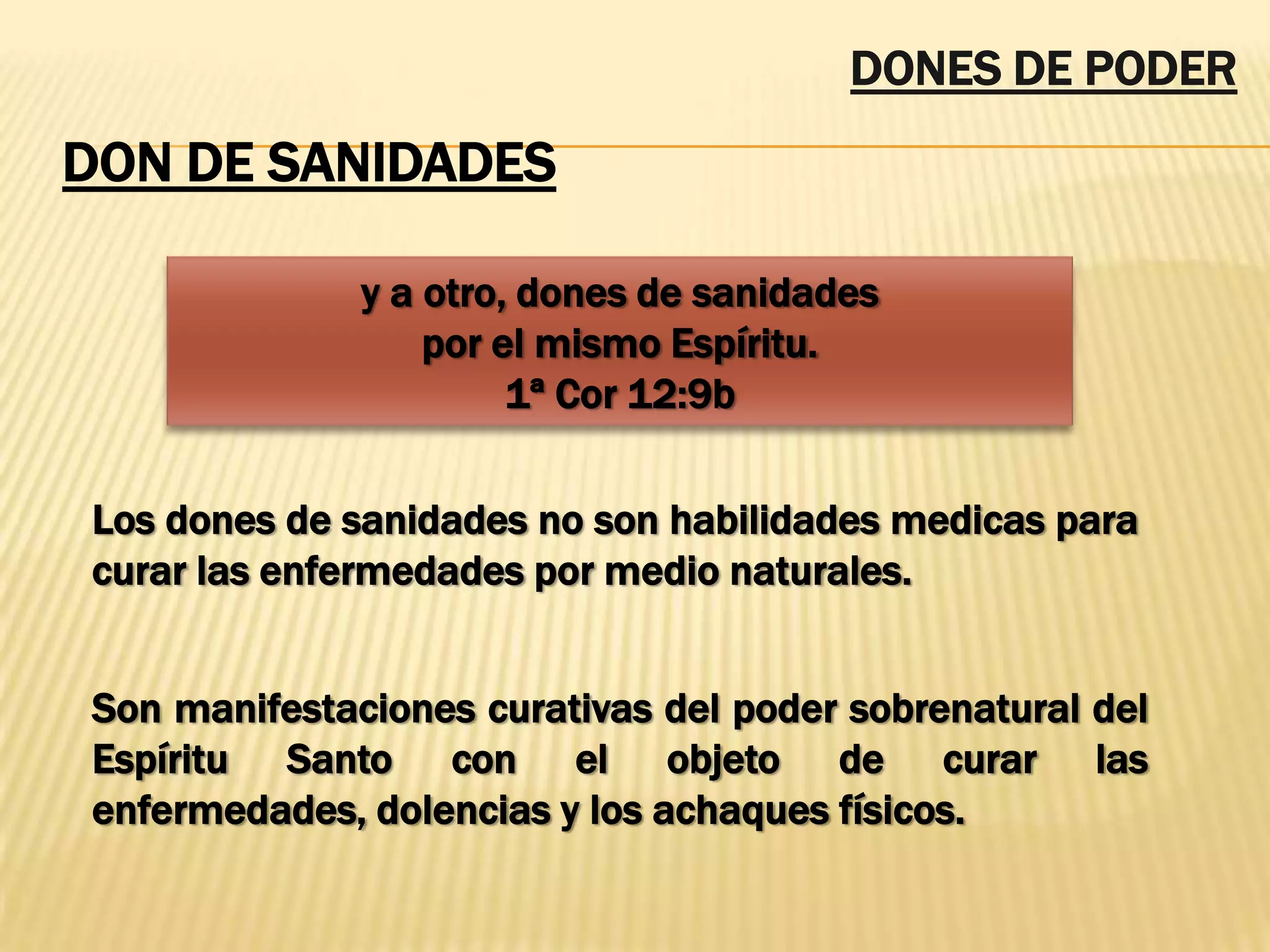 Los Dones del Espiritu Santo | PPTX