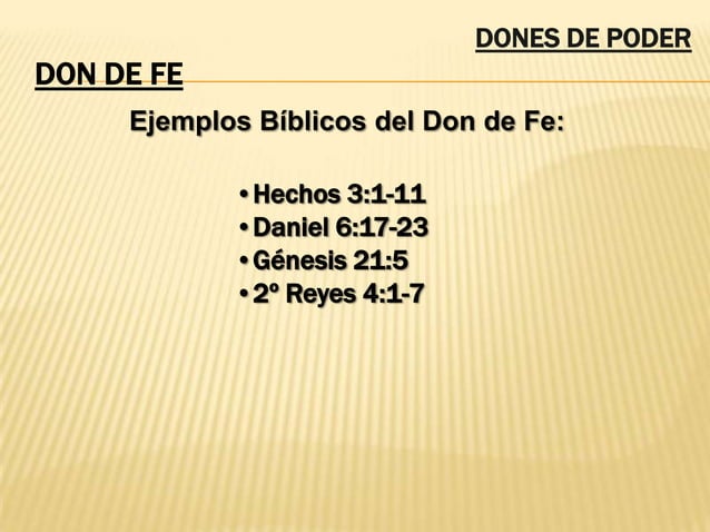 Los Dones del Espiritu Santo | PPTX