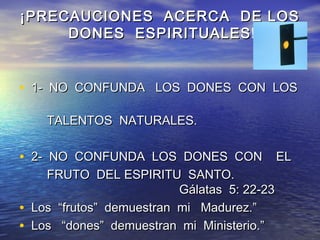 DONES ESPIRITUALES | PPT