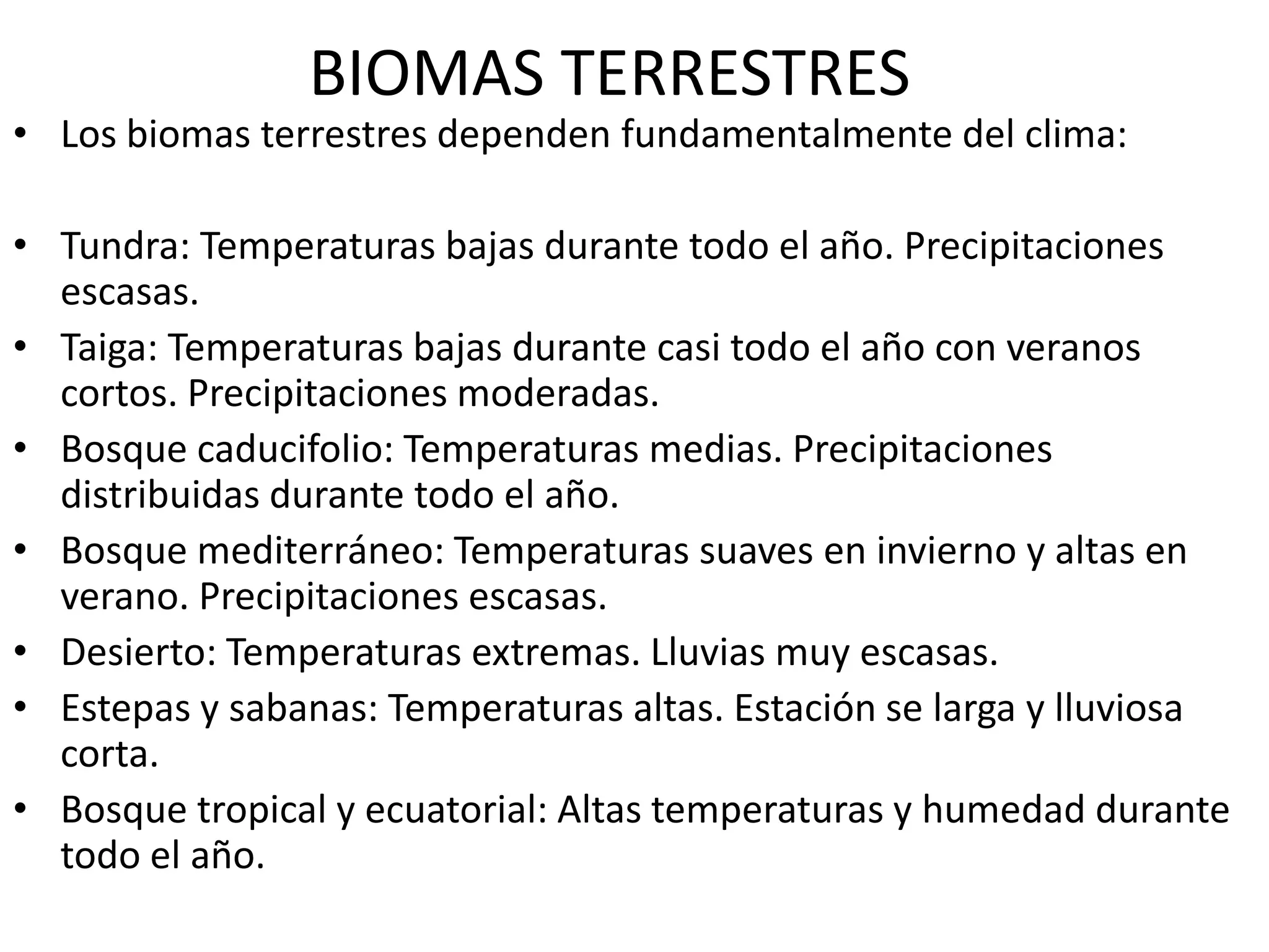 Los ecosistemas | PPTX