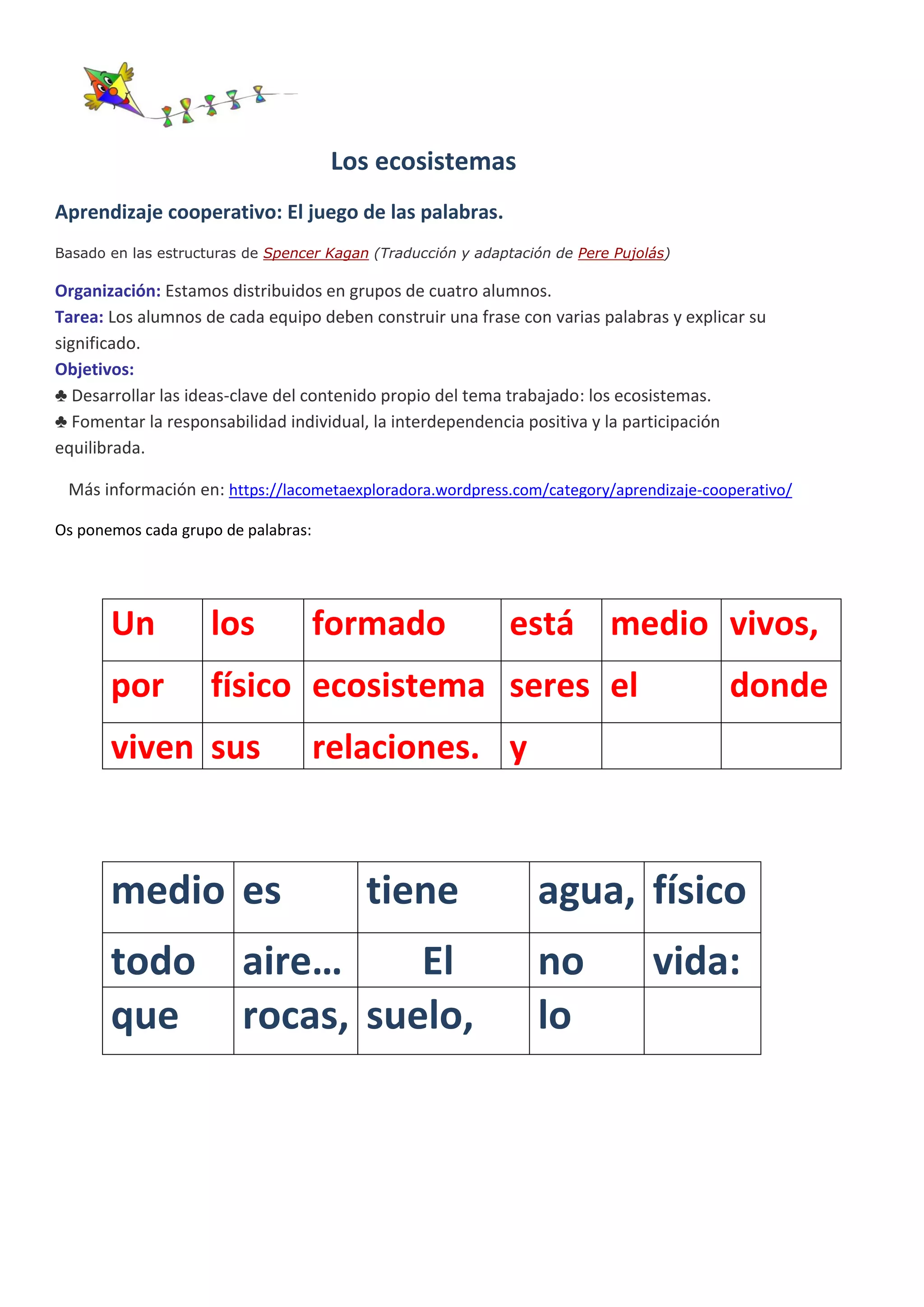 Los ecosistemas | PDF