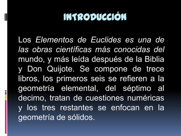 Los elementos de_euclides | PPT