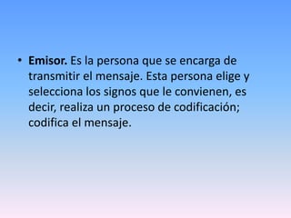 Los elementos del fenómeno comunicativo | PPTX