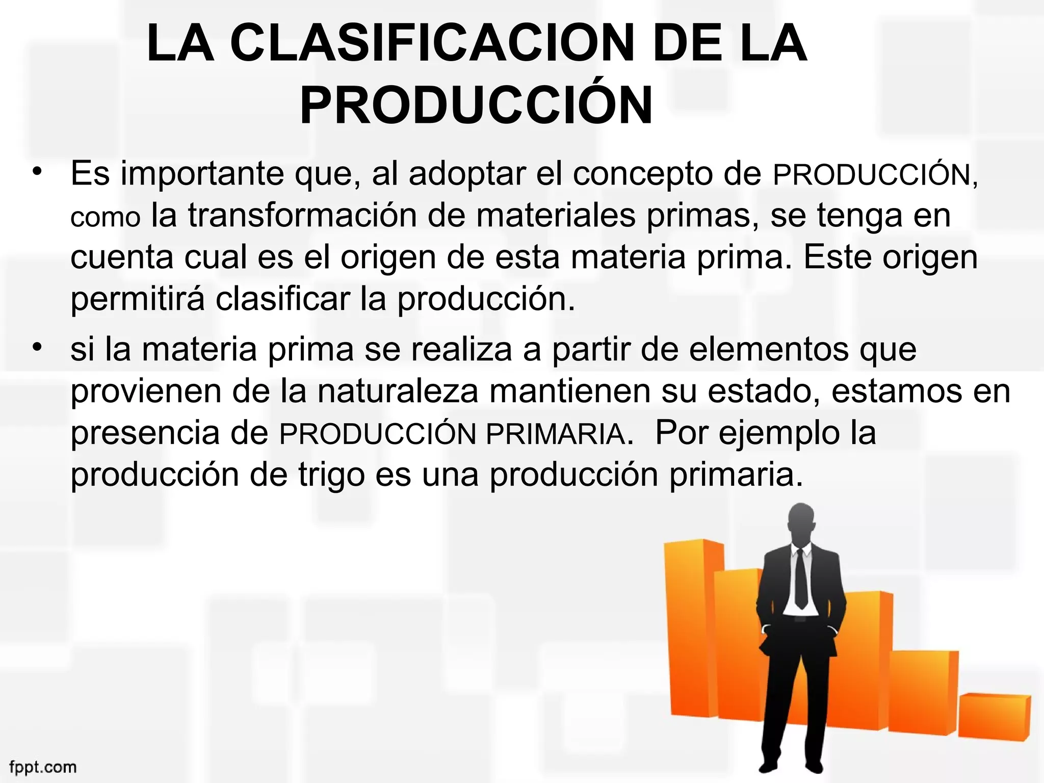Los elementos fundamentos de la produccion | PPT