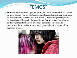 Los emos | PPTX
