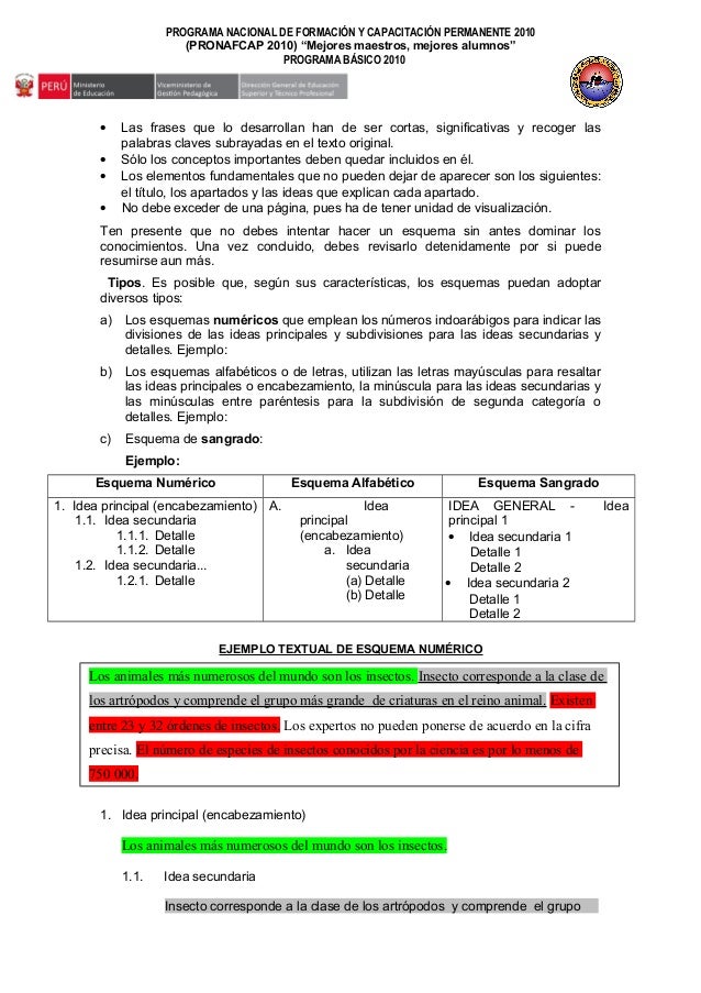 Formato Esquema