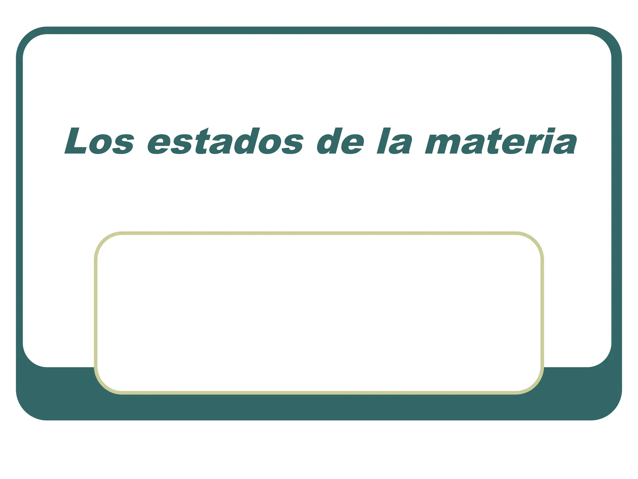 Los estados de la materia para niños y niñas | PPTX