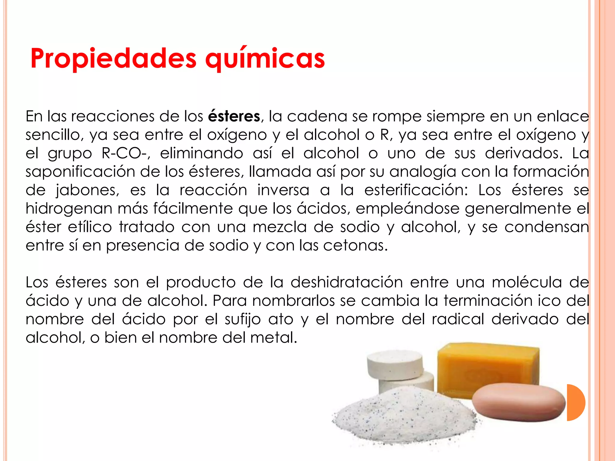 LOS ESTERES Y SU IMPORTANCIA | PPTX
