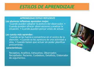 Los estilos de_aprendizaje y su relacion con las Tics y la educacion.Freddi Muñoz | PPTX