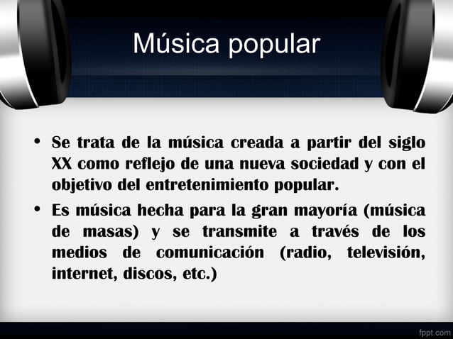 Los estilos musicales | PPT
