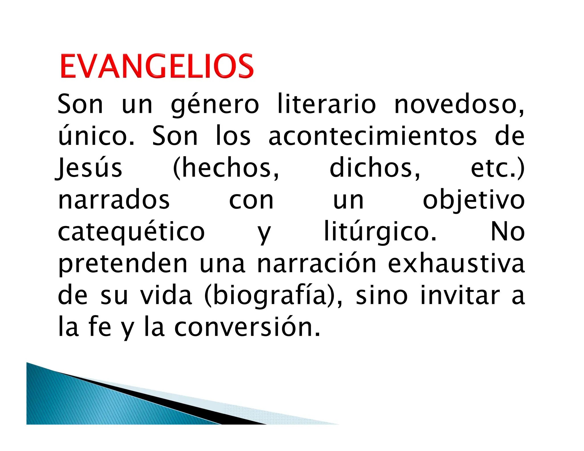 LOS EVANGELIOS PDF.pdf descripción de los 4 evangelios mateo marcos ...