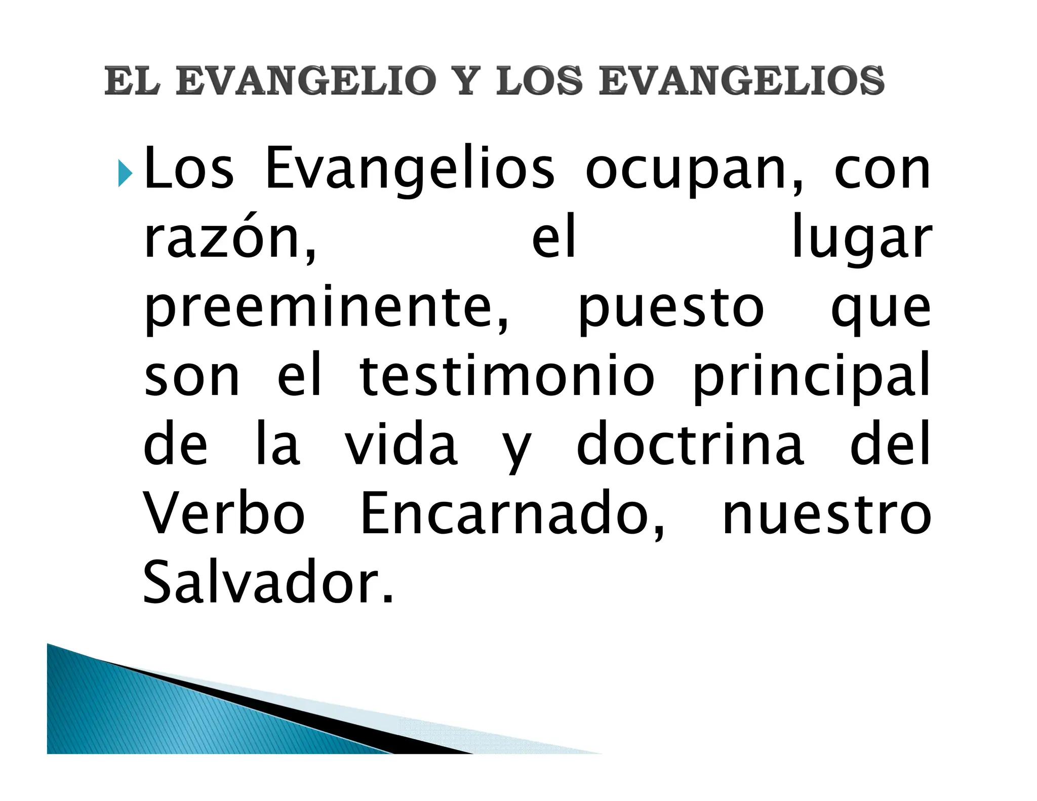 LOS EVANGELIOS PDF.pdf descripción de los 4 evangelios mateo marcos ...