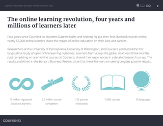 Coursera Impact Revealed: Learner Outcomes in Open Online Courses | PDF ...