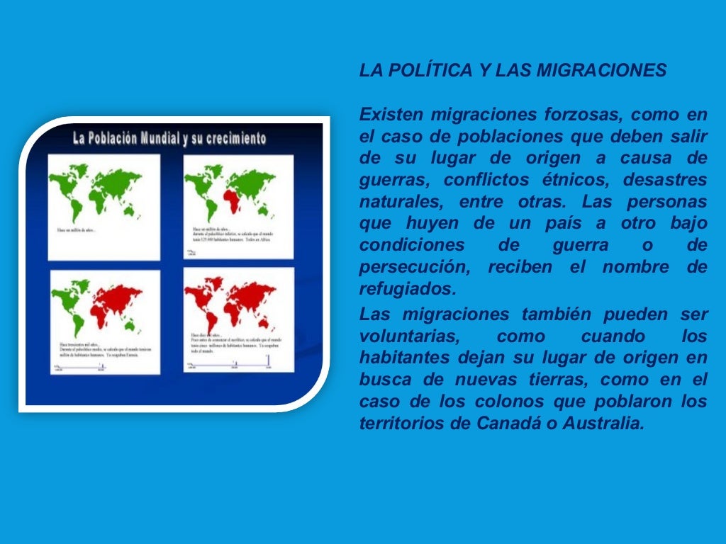 Los Flujos Migratorios Los Flujos Migratorios