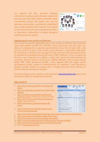 Los foros edition | PDF