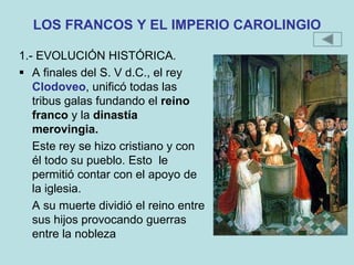 Los francos y el imperio carolingio. javier | PPT