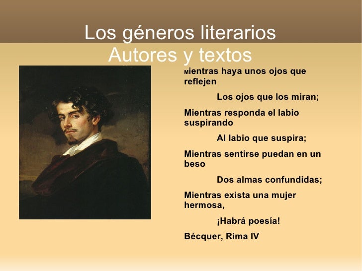 Los géneros literarios