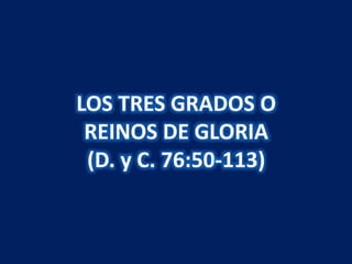 Los Grados de Gloria | PPTX