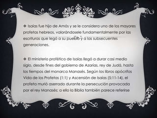 Los grandes profetas de la biblia | PPTX