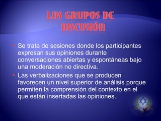 Los Grupos De Discusion (Focus Group) | PPT