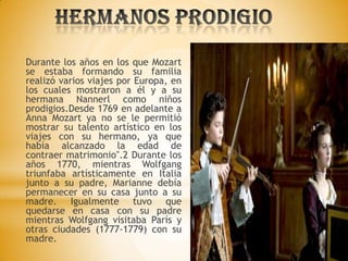 Hermanos Mozart | PPTX