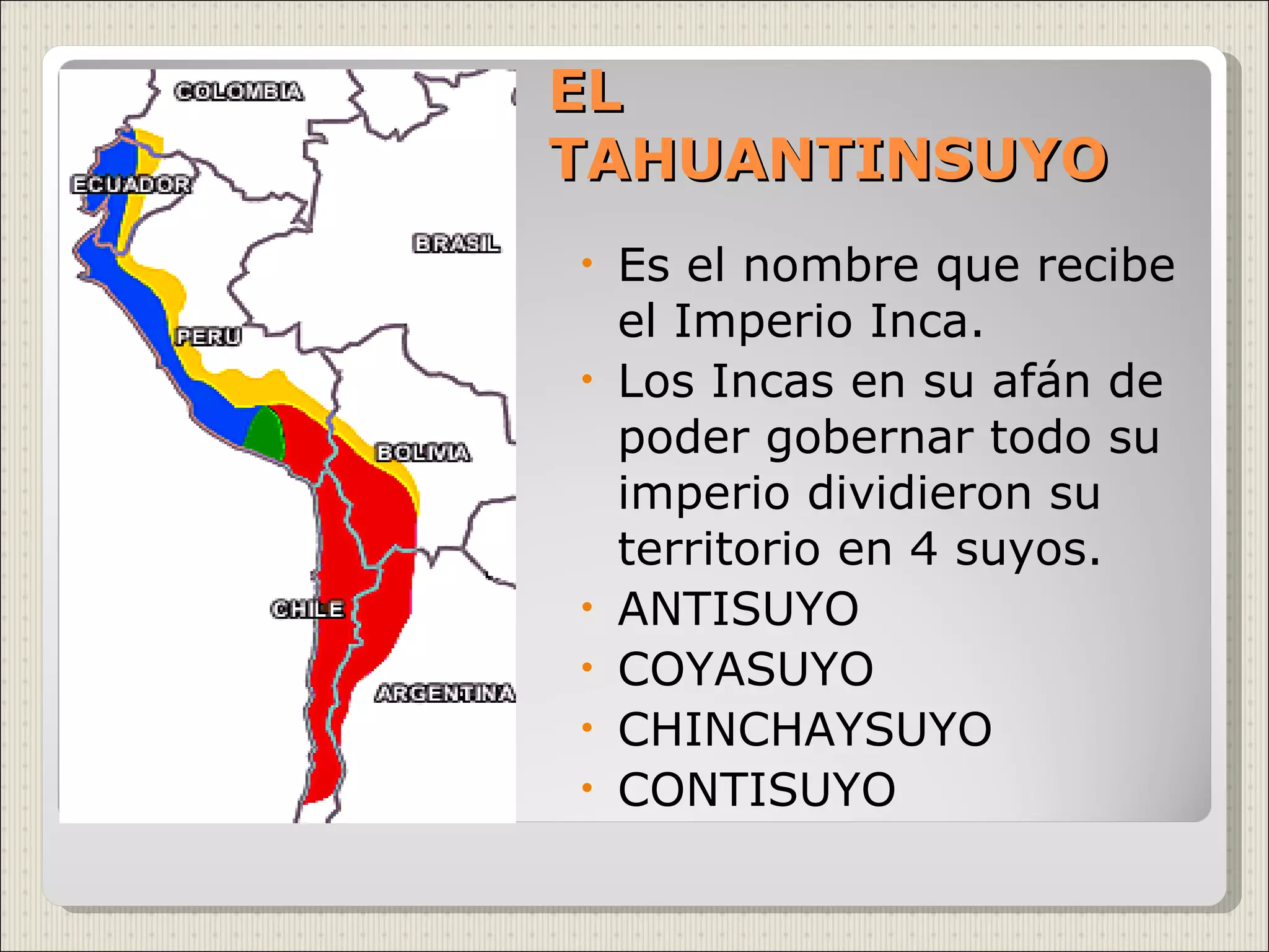 Los incas | PPS