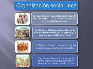 Organizacion Social Inca | PPTX