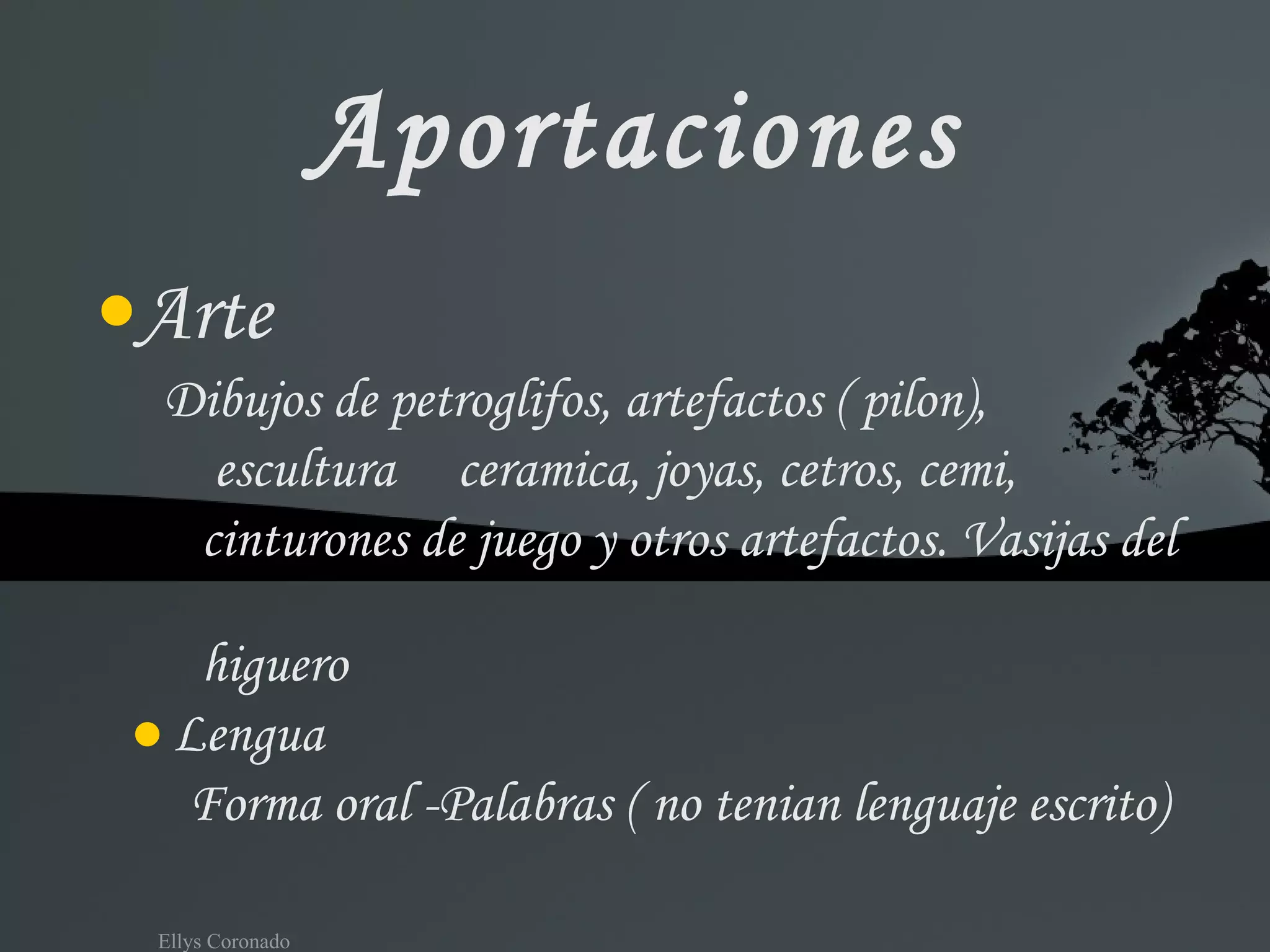 Los indios tainos | PPT