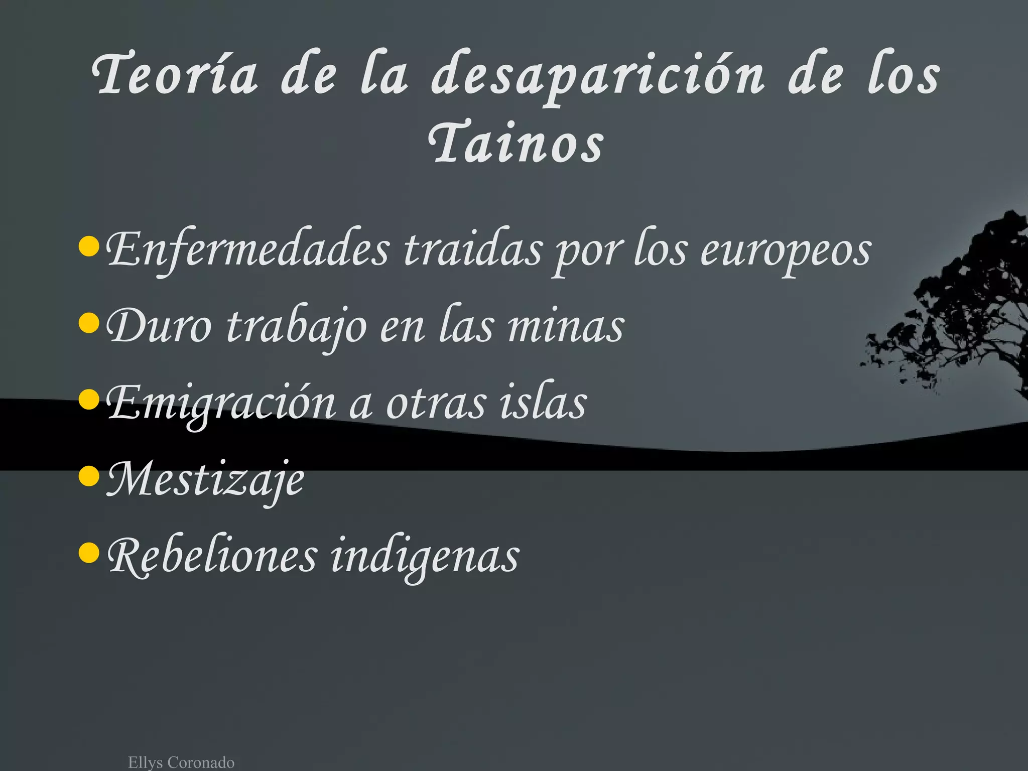Los indios tainos | PPT