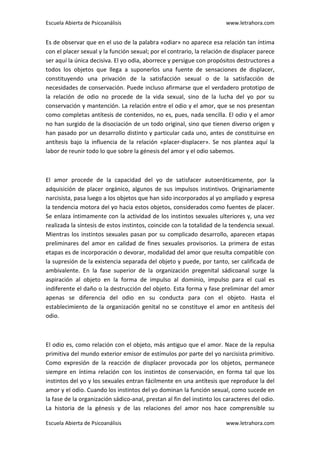 Los instintos y sus destinos freud | PDF