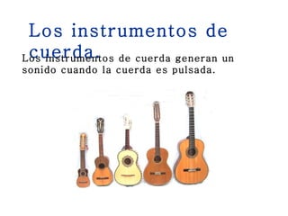 Los instrumentos musicales | PPT