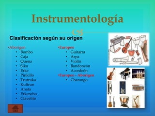 Los instrumentos musicales | PPTX