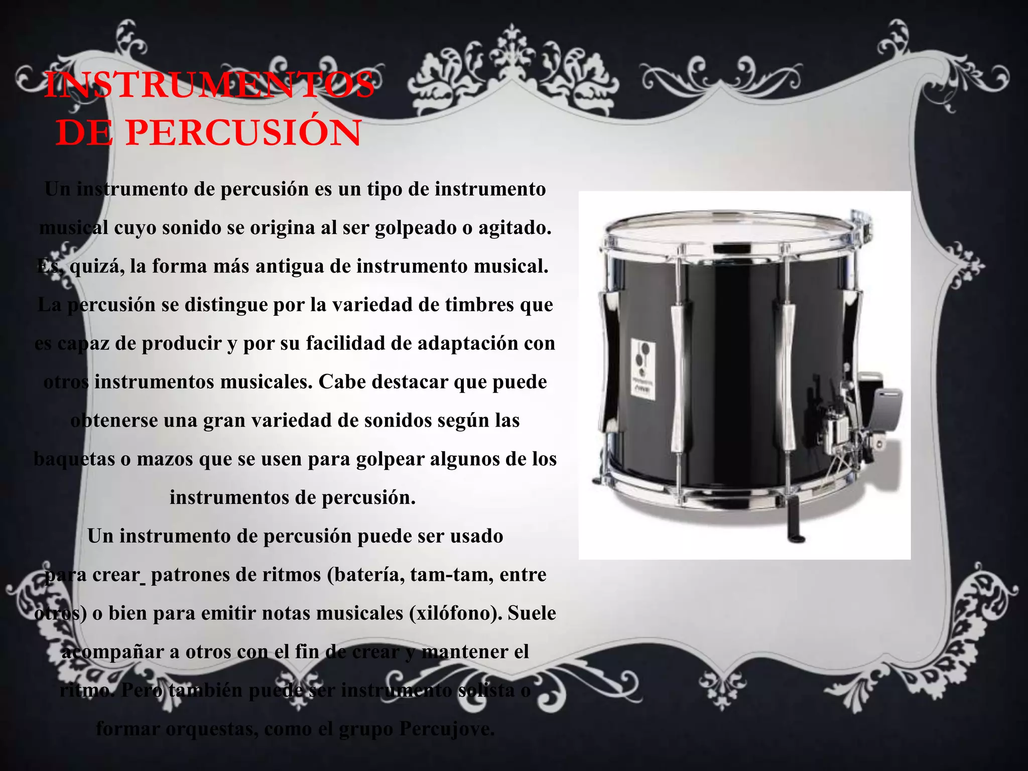 Los instrumentos musicales | PPTX | Musicals | Genres