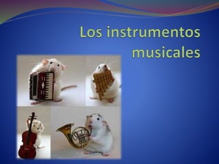 Clasificacin De Instrumentos Musicales Ppt