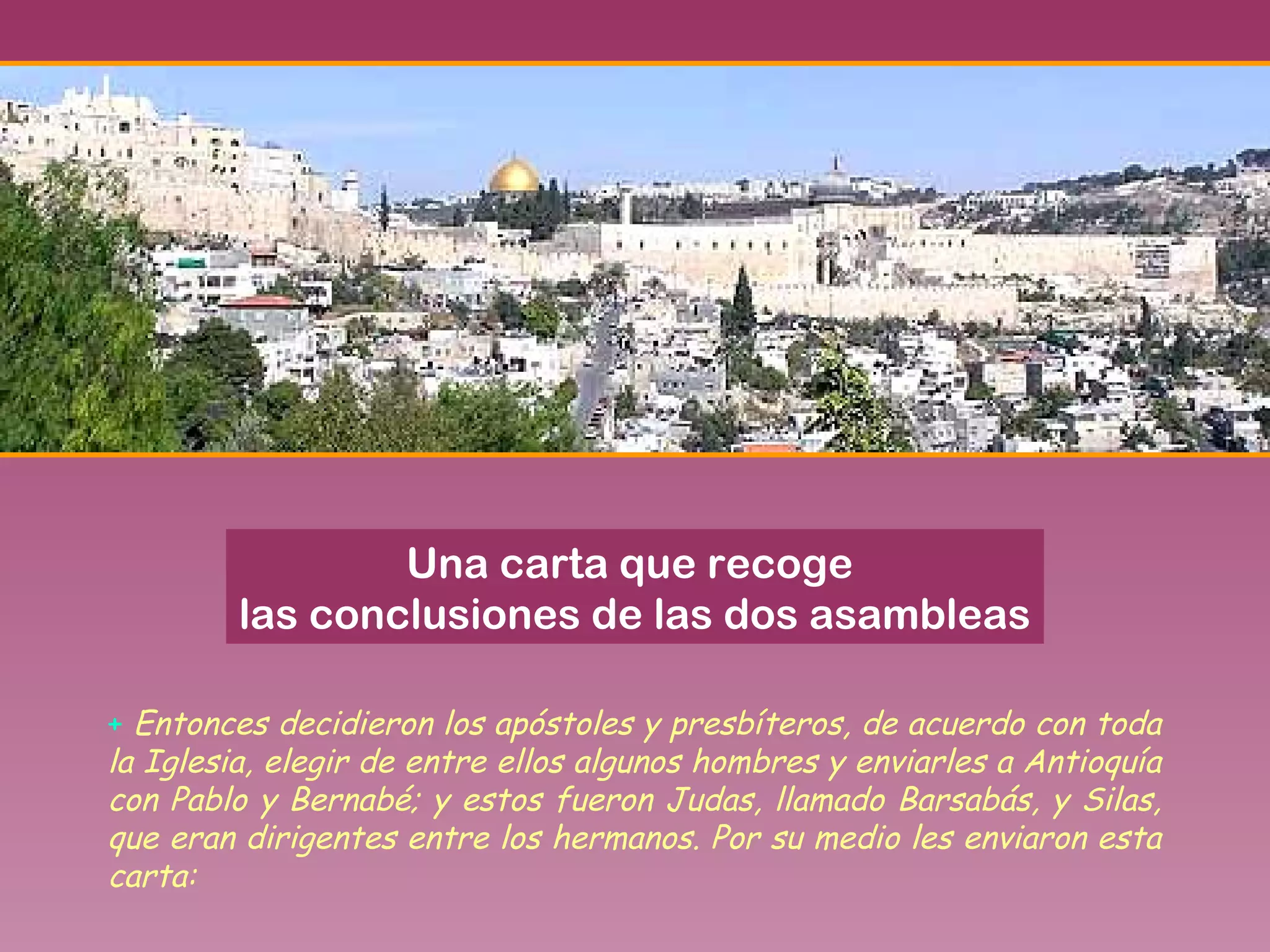 Los judaizantes y la asamblea de jerusalén | PPT