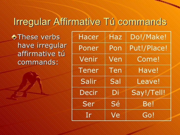 Los mandatos informales