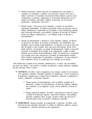 Los manuales administrativos | PDF