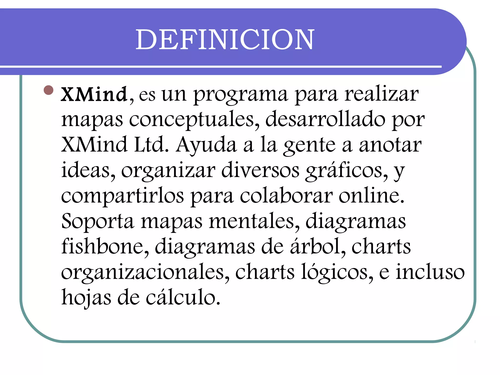Los mapas mentales xmind | PPT
