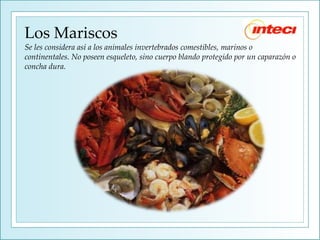 Los mariscos i crustáceos | PPTX