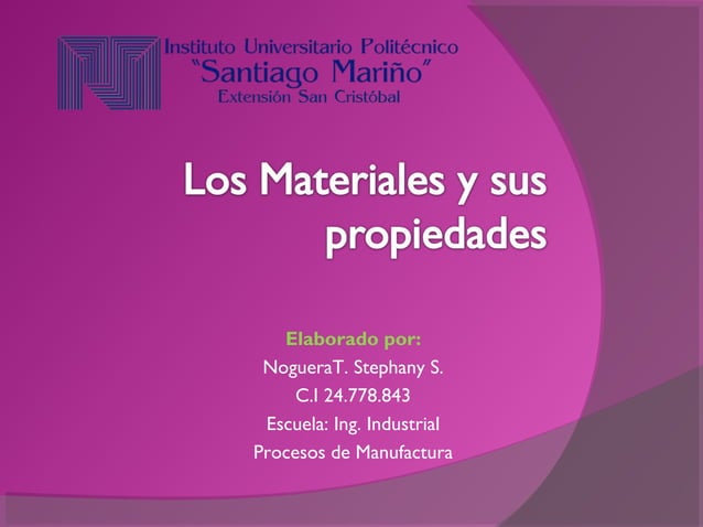 Los materiales y sus propiedades. pdm | PPT | Woodworking | Arts and Crafts