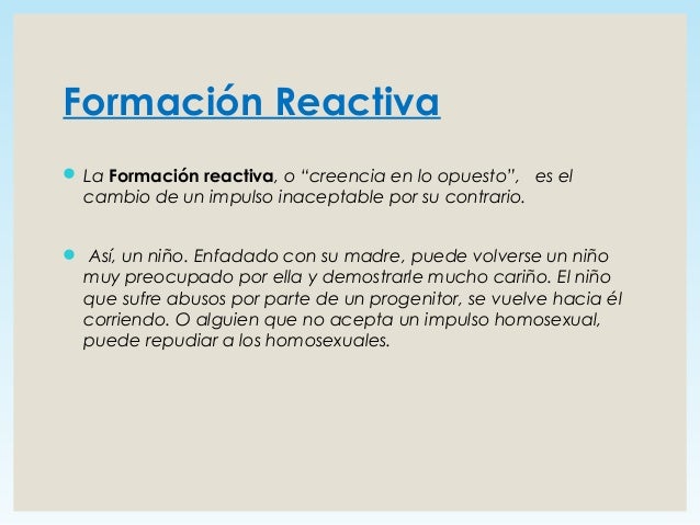 Ejemplos De Formacion Reactiva - gudangmapa
