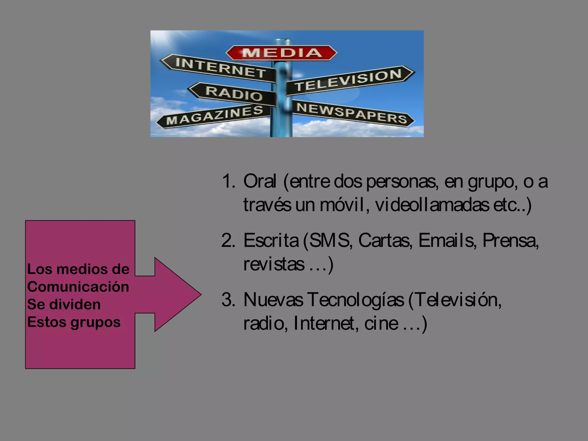 Los medios de comunicación | PPT